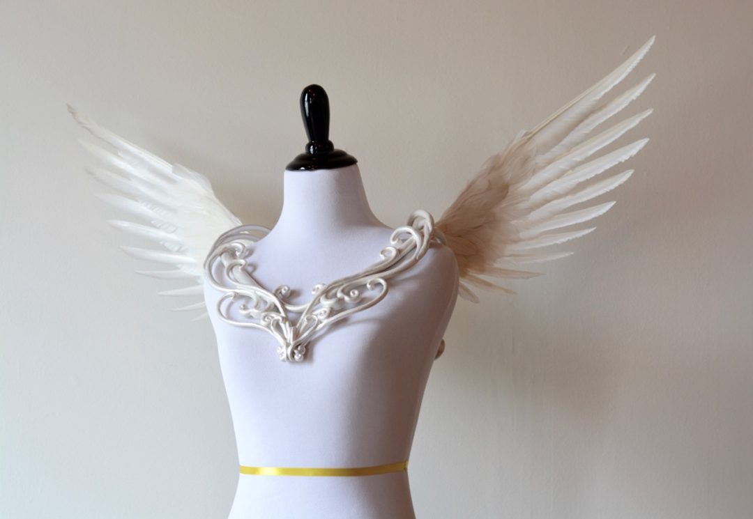 Angel Wings Collar - made to order - Serpentfeathers