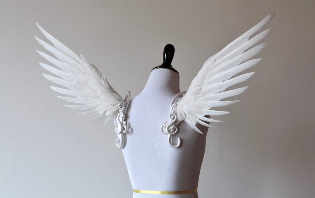 Angel Wings Collar - made to order - Serpentfeathers
