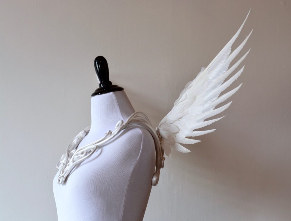 Angel Wings Collar - made to order - Serpentfeathers