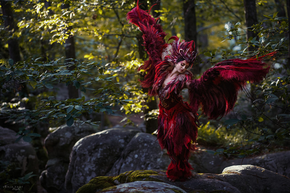 Dancing Wings - Fully Articulating Feather Wings - made to order ...